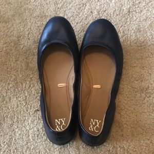 New York & Company Shoes | Sz 10 Black Flats | Poshmark